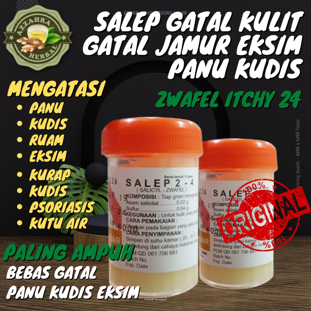 Jual SALEP Zwafel 24 Sulfur / Obat Salep Gatal Belerang / Obat Gatal ...