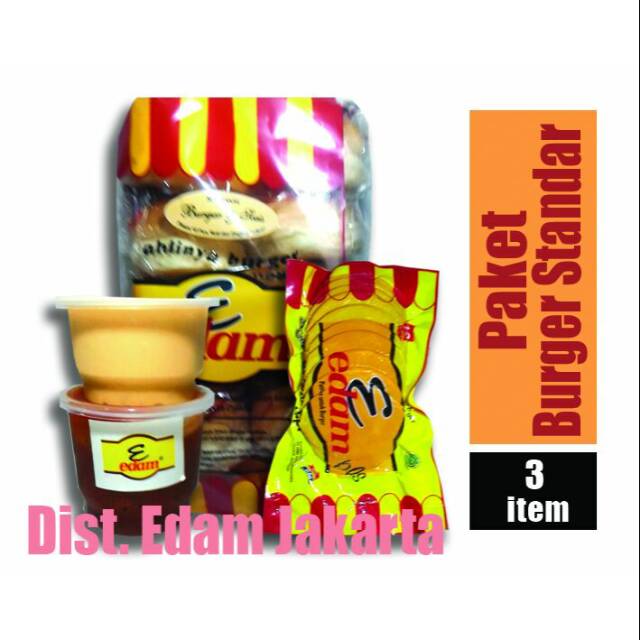Jual Paket Edam Burger Standar Daging Edam (BEST SELLER) Indonesia ...