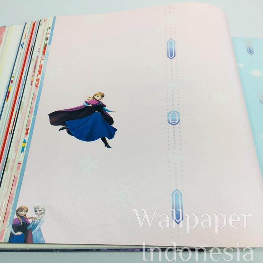 Jual Baru - Murah Wallpaper Vinyl Premium Pink Salju Karakter Kartun ...