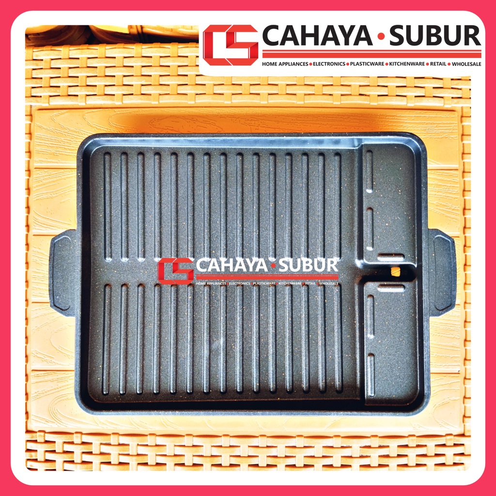 Jual Korean Square Grill Pan BBQ Panggangan Segi Serbaguna Anti Lengket ...