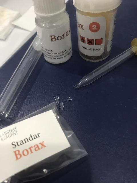 Test Kit Borax / Boron - Rapid Test Boraks Test Kit / Reagen Uji Borak ...