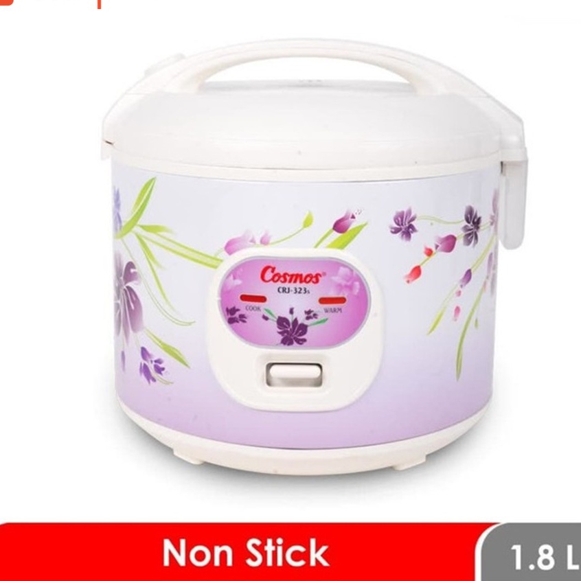 Jual RICE COOKER COSMOS CRJ 323S KAPASITAS 1.8 LITER | Shopee Indonesia