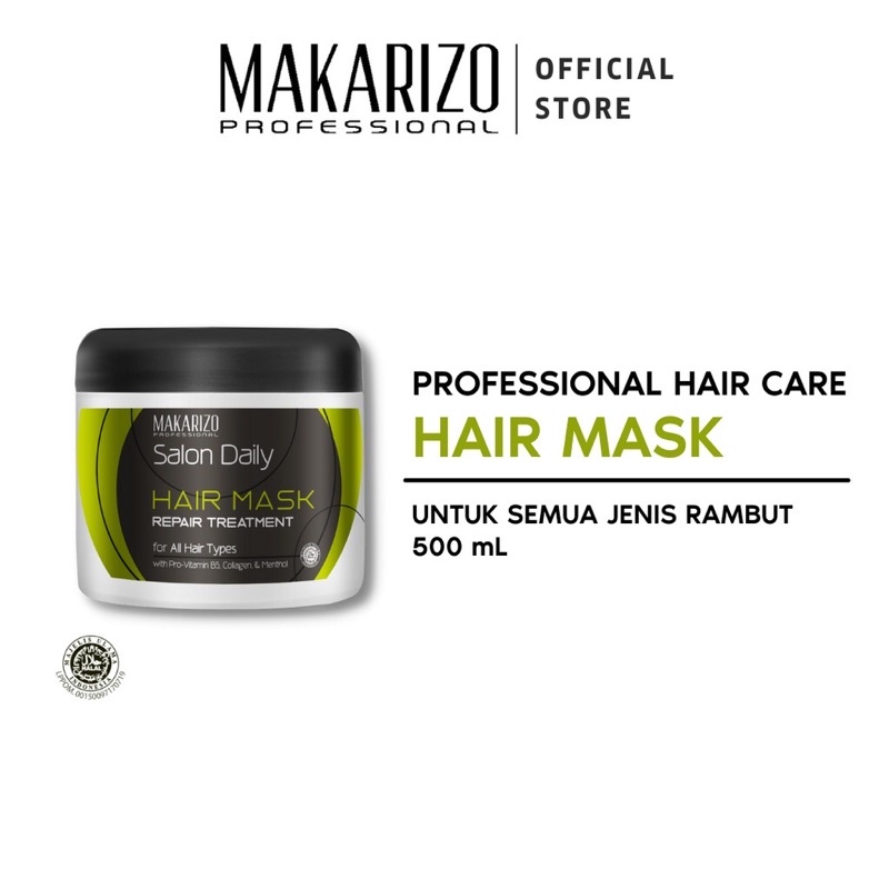 Jual Makarizo Professional Salon Daily Hair Mask Repair Treatment Pot ...