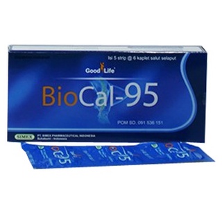 Jual Bio Cal 95 Box Isi 30 Kaplet (ED 2024) - Memenuhi Kalsium pada ...