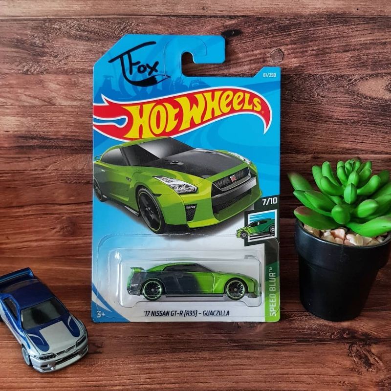 Jual Hot Wheels Nissan GTR R35 Guaczilla Tfox Indonesia|Shopee Indonesia