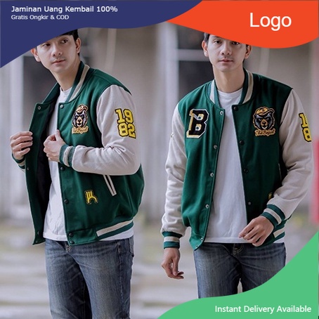 Jual jaket pria Parsity/ Varsity keren/ varsity bisbol/ jaket bisbol ...