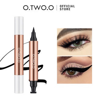 Jual O.TWO.O 2 In 1 Liquid Eyeliner Stamp Waterproof Long-lasting Eye ...