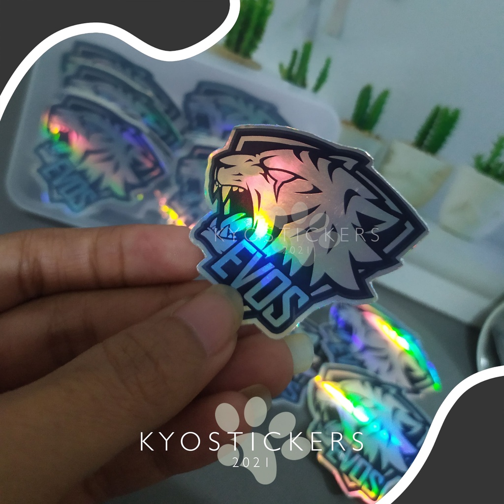 Jual STIKER EVOS ESPORT HOLOGRAM SATUAN | Shopee Indonesia
