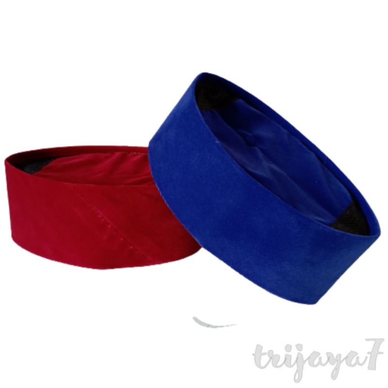 Jual Peci Biru Hijau Merah Betawi Madura Kopiah Songkok Bludru | Shopee ...