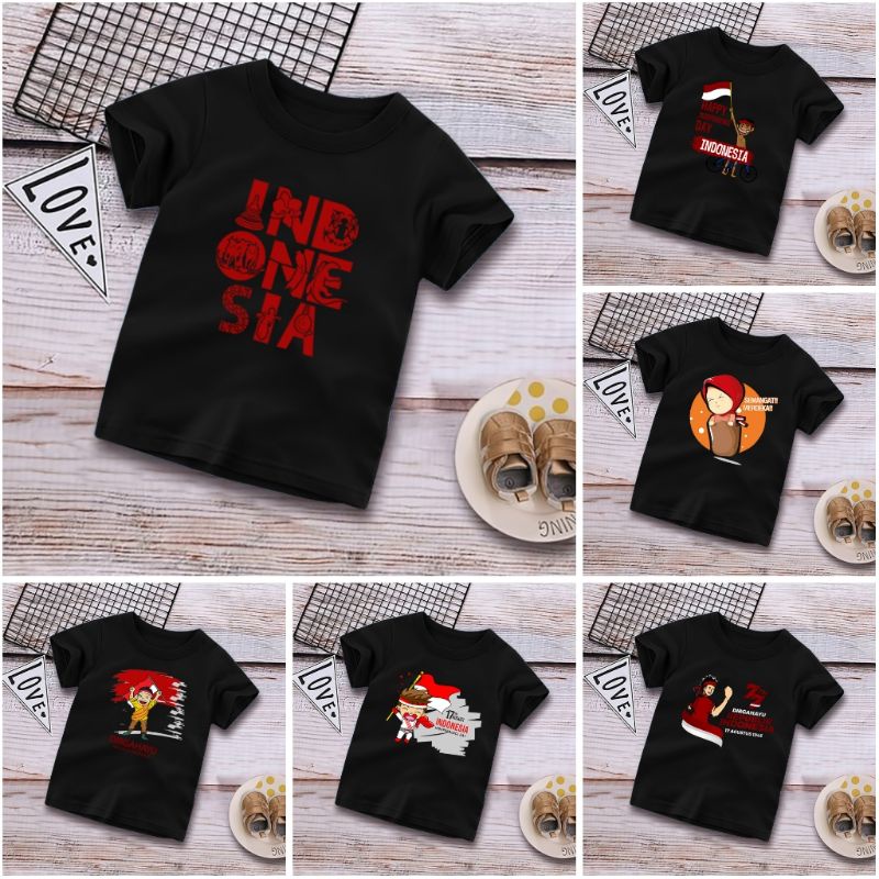 Jual BAJU KAOS WARNA HITAM ANAK COWO DAN CEWE GAMBAR BENDERA INDONESIA ... Jual BAJU KAOS WARNA HITAM ANAK COWO DAN CEWE GAMBAR BENDERA INDONESIA ...