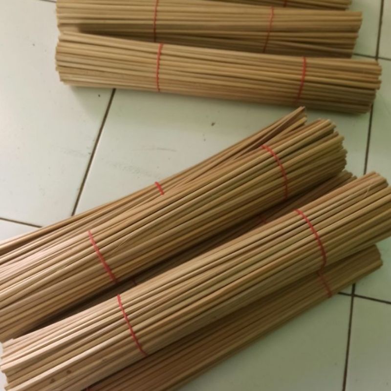 Jual Stik Bambu Lidi Original P 30 Cm L 0,5 Mm Isi 100 Pcs | Shopee ...