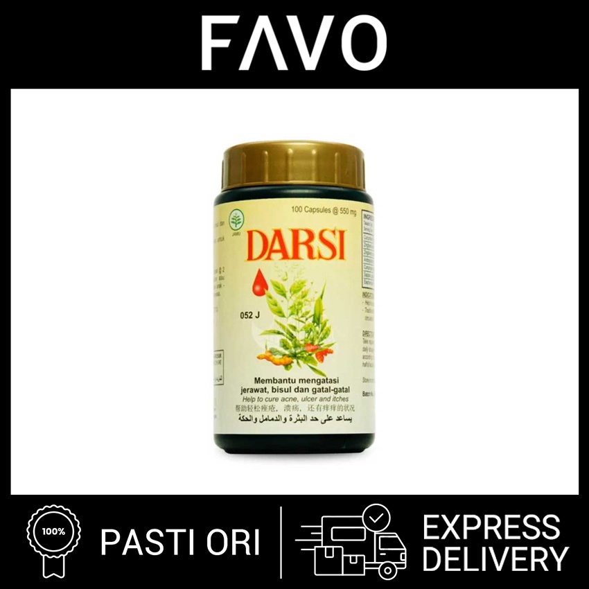 Jual Obat Jerawat Darsi Formulasi - 100 Kapsul | Shopee Indonesia