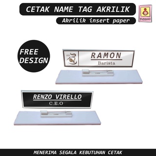 Jual NAME TAG // NAMA DADA // NAME TAG KARYAWAN // NAME TAG PERUSAHAAN ...