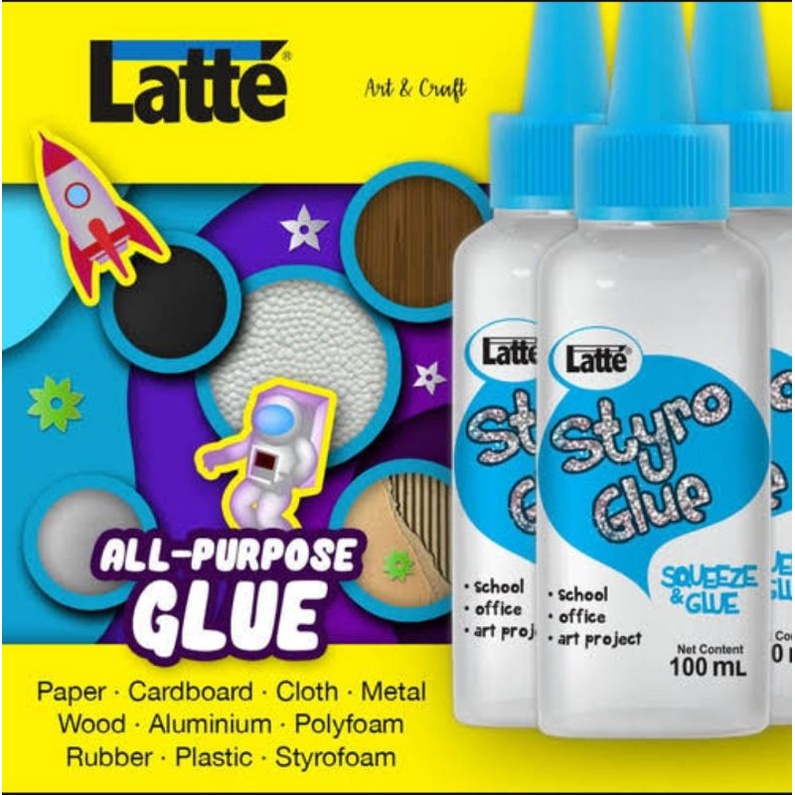 Jual Lem Styrofoam Gabus Serbaguna - Latte Styro Glue Unitac UHU All ...