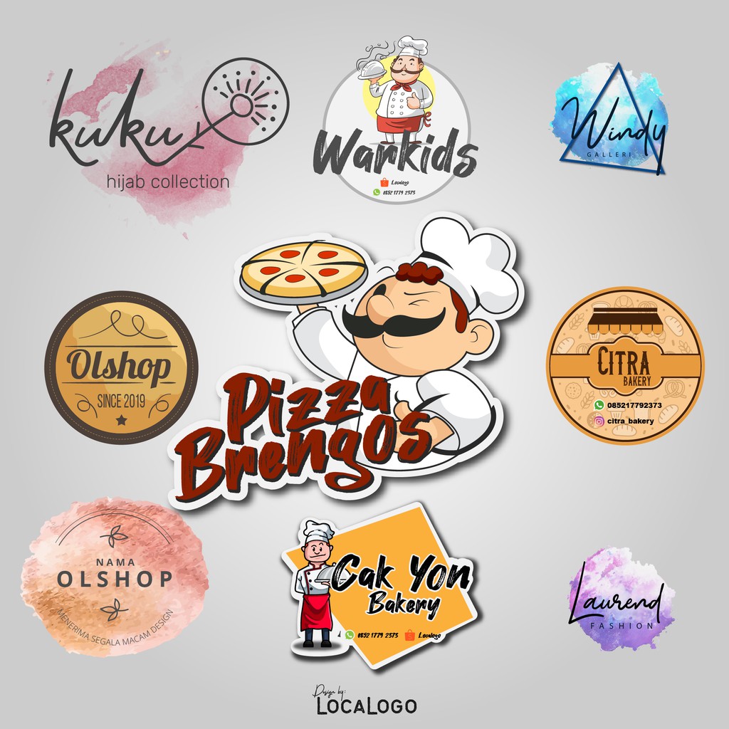 Jual Jasa Desain logo olshop template tinggal pilih | Shopee Indonesia Jual Jasa Desain logo olshop template tinggal pilih | Shopee Indonesia