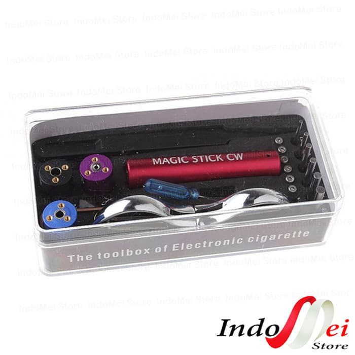 Jual Magic Stick ToolBox Coil Building Jig Set Vape Vaping Vapor 6 in 1 ...