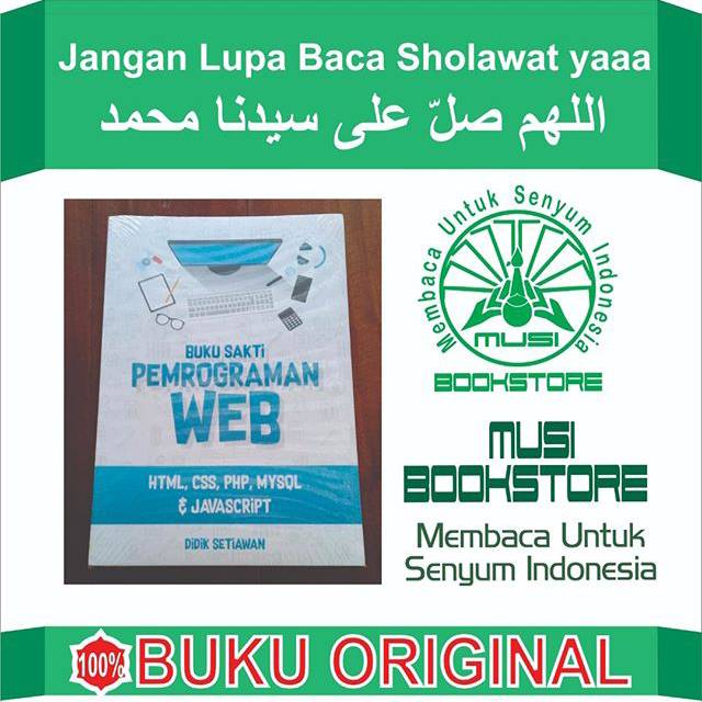 Jual Buku Sakti Pemrograman Web Html Css Php Mysql And Javascript Ori Musibook Ahi Shopee