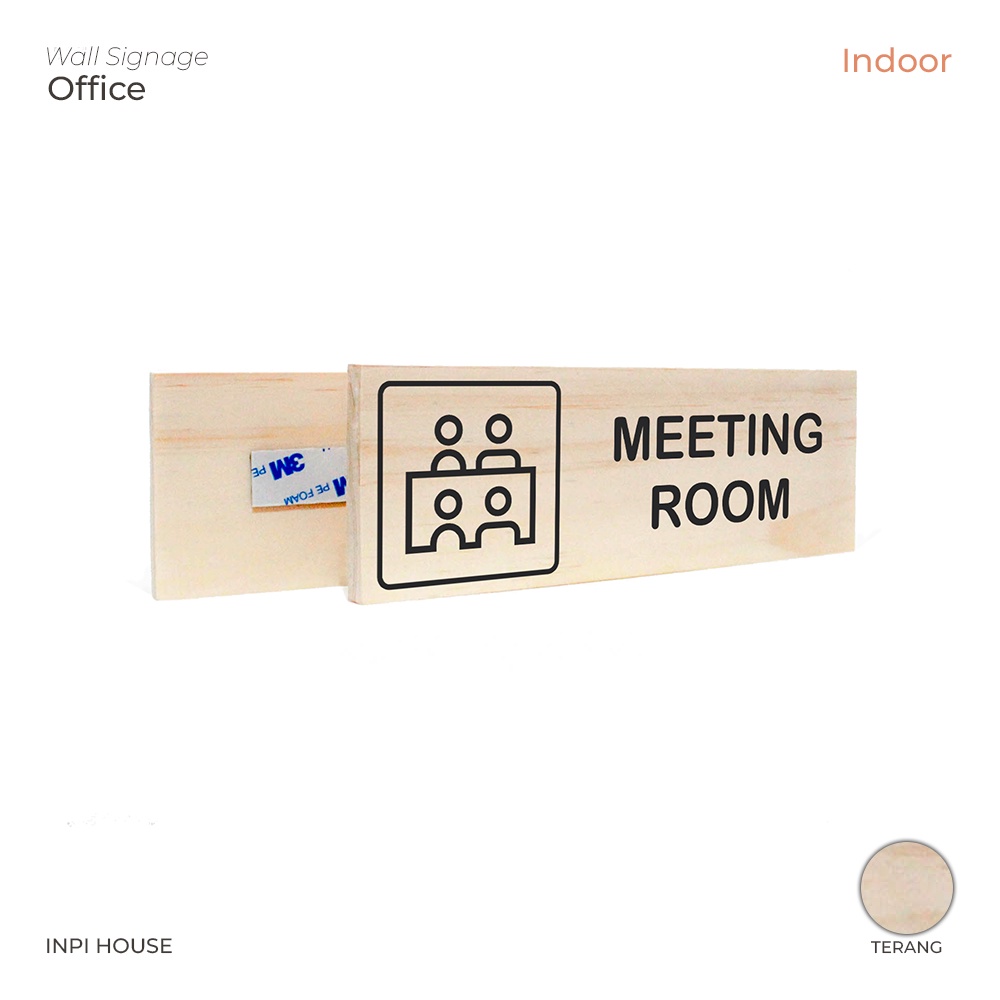 Jual sign system metting room - wall sign - meeting room - papan tanda ...