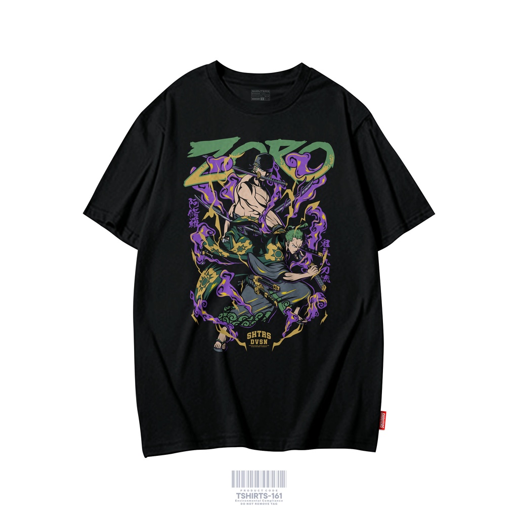 Jual KAOS DISTRO ANIME SERIES RORONOA ZORO TSHIRT ONE PIECE | Shopee ...