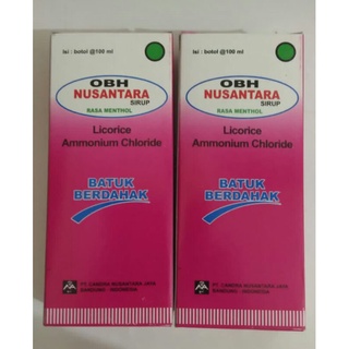 Jual OBH NUSANTARA 100 ml - obat batuk hitam berdahak | Shopee Indonesia