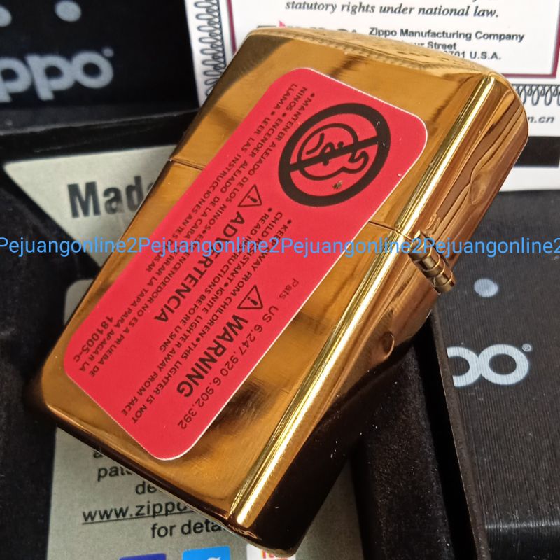 Jual zippo gold amour original | Shopee Indonesia
