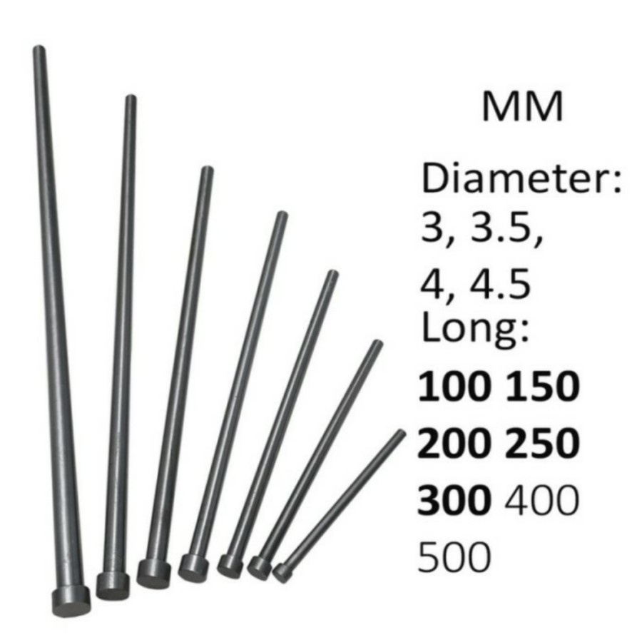 Jual Ejector Pin MM Diameter: 3/3.5/4/4.5mm Panjang: 100/150/200/250 ...