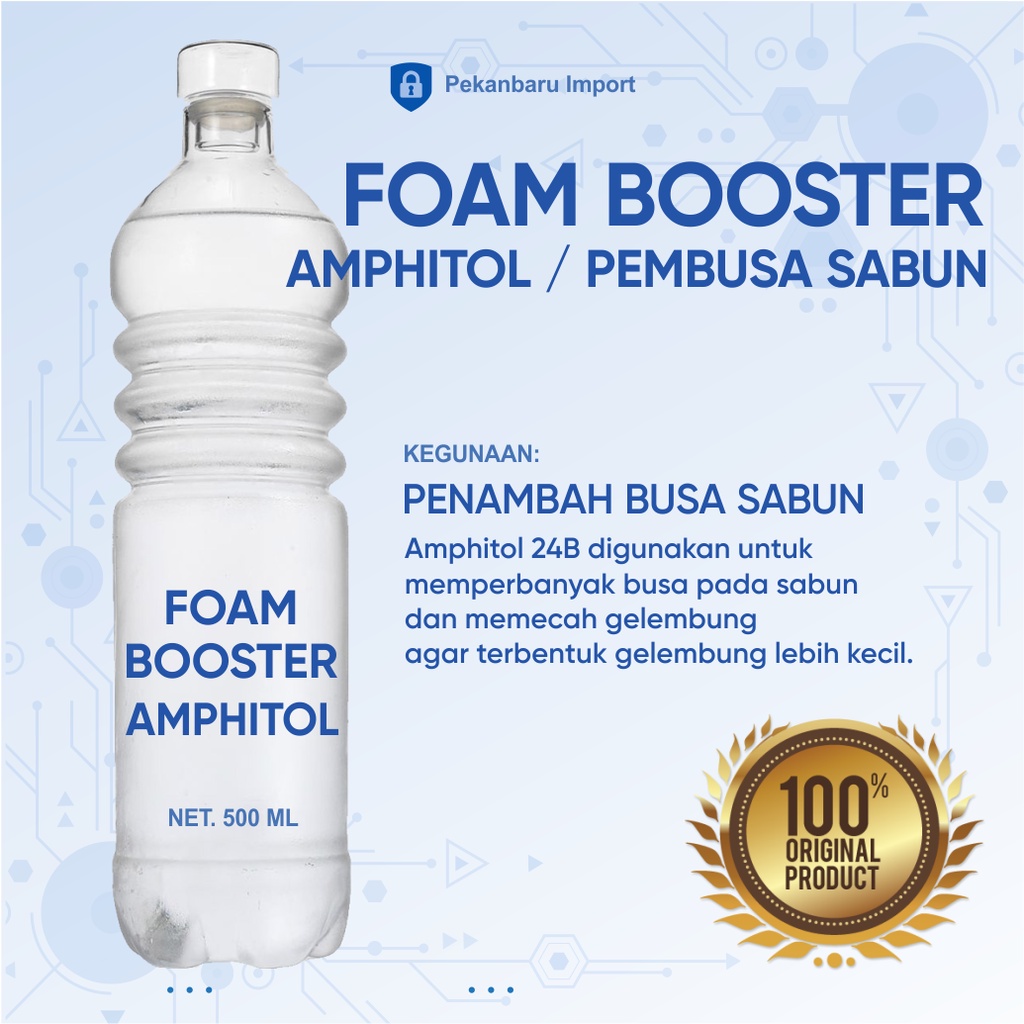 Jual Foam booster - Amphitol - penambah busa sabun 500ml | Shopee Indonesia