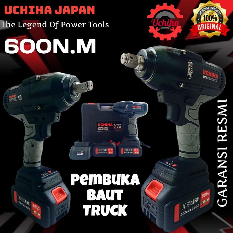 Jual Impact wrench 88vf uchiha mesin pembuka baut ban roda truck mobil ...