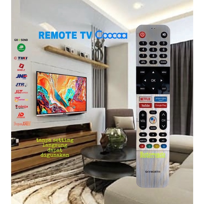 Jual REMOT REMOTE TV COOCAA / SKYWORTH ANDROID TV / SMART TV | Shopee ...
