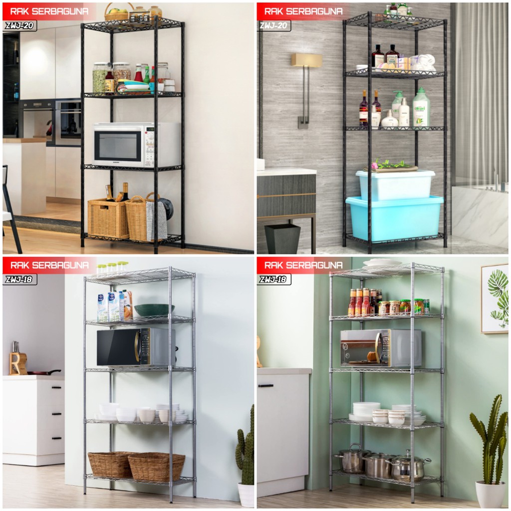 Jual Rak Dapur Serbaguna Rak Susun Minimalis Rak Penyimpanan Bertingkat ...