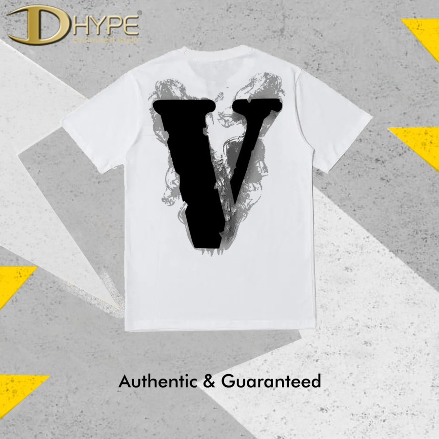 Jual VLONE SMOKE DEMON ANGEL WHITE TEE 100% Authentic | Shopee Indonesia