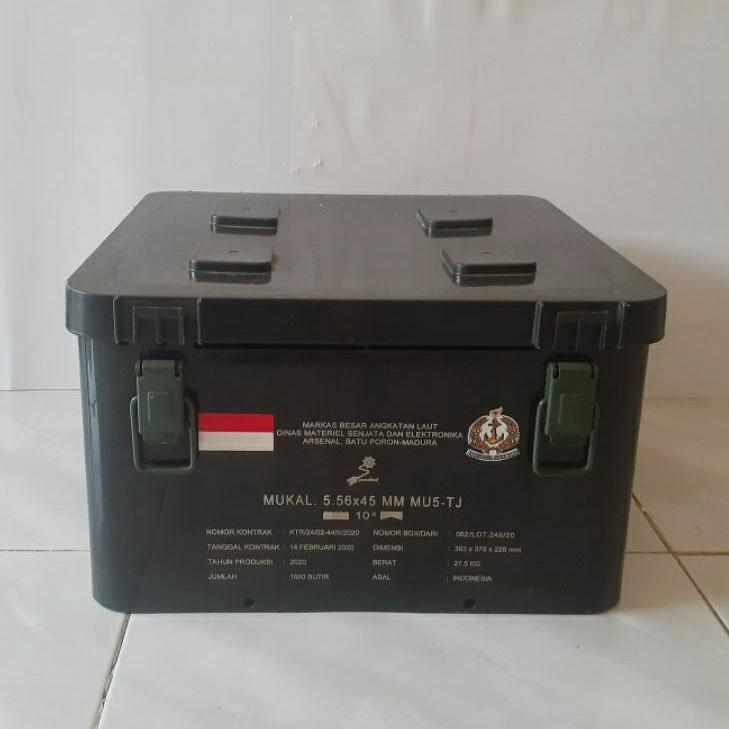 Jual Kotak Box Amunisi Bekas PINDAD Plastik Serbaguna - Box Jatah ...