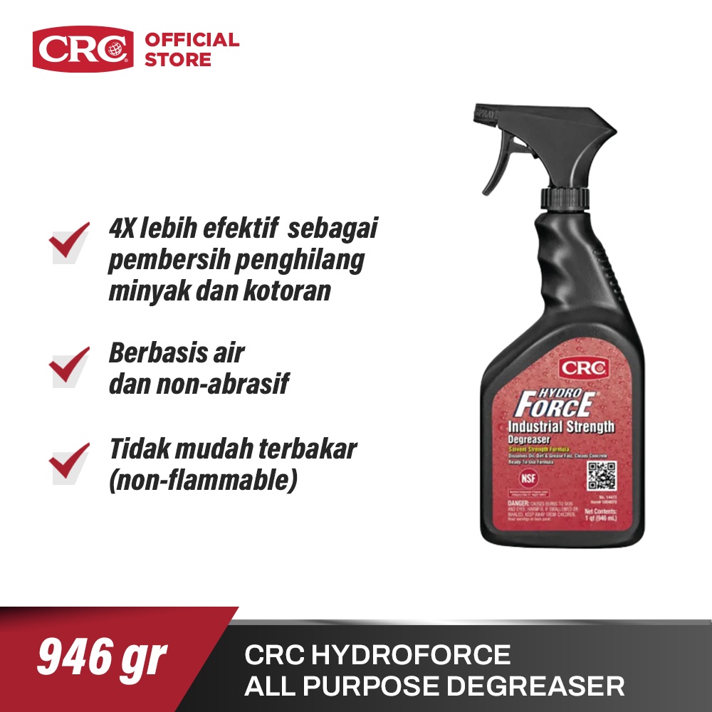 Jual CRC HydroForce Industrial Strength Degreaser - 14415 | Shopee Indonesia