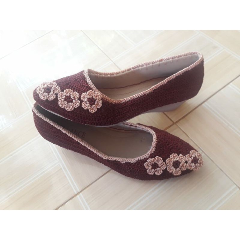 Jual Sepatu Rajut ukuran 38 heels 3cm | Shopee Indonesia