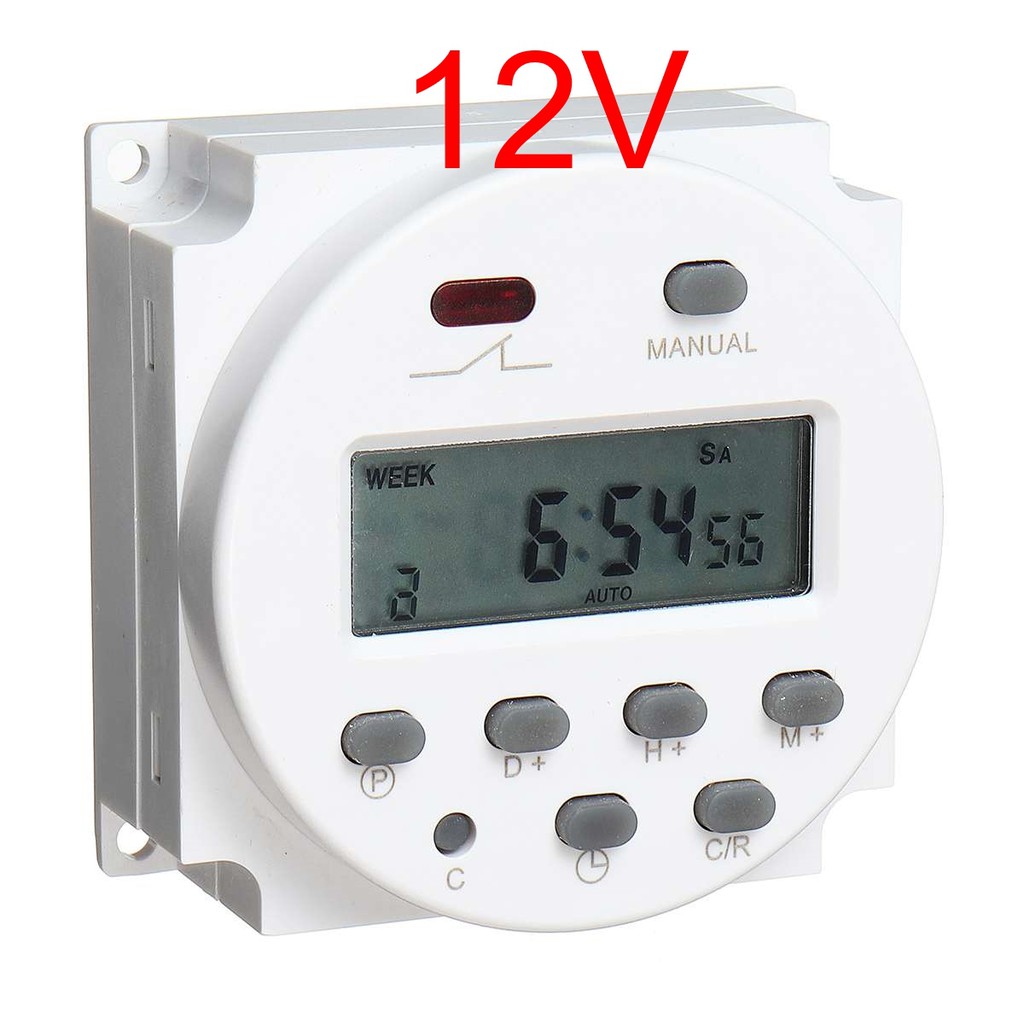 Jual Weekly Programmable Electronic Timer CN101A 12V 16A CN 101A Switch ...