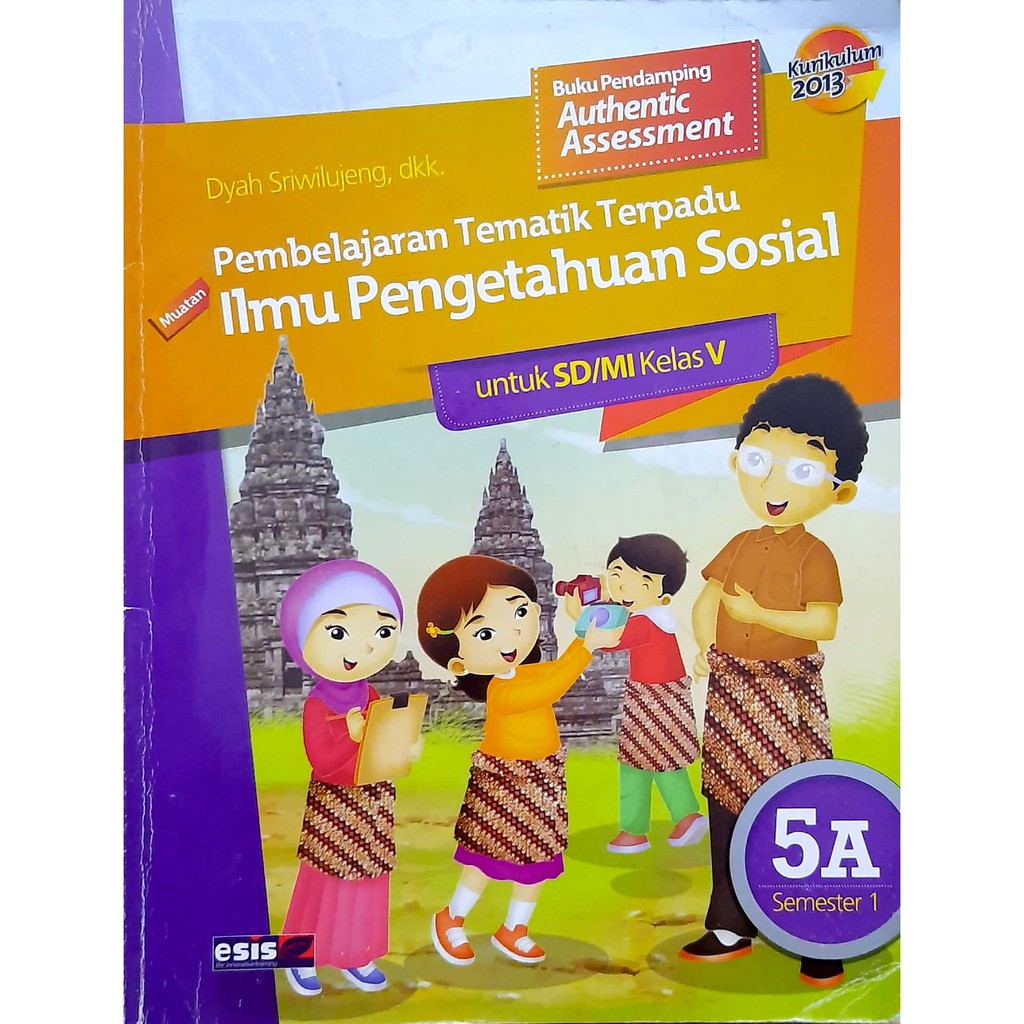 Jual Buku Tematik Terpadu IPS 5A Esis Kelas 5 SD Semester 1 | Shopee ...