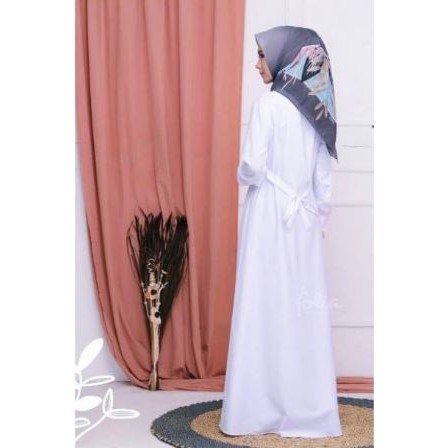 Review tentang Folia Dress Others Gamis Putih Wanita Terbaru Gamis ...