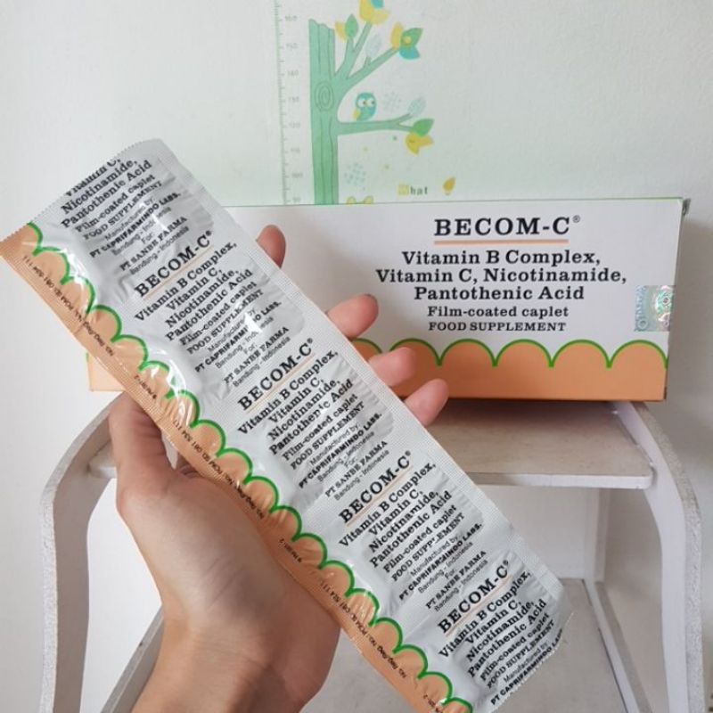 Jual Becom-C suplemen vitamin becomC 10tablet Indonesia|Shopee Indonesia
