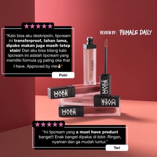 Jual MAKE OVER Powerstay Transferproof Matte Lip Cream | Makeover ...