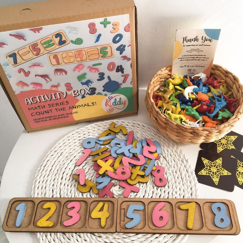 Jual Activity Box-Math Series Count the Animals | Shopee Indonesia