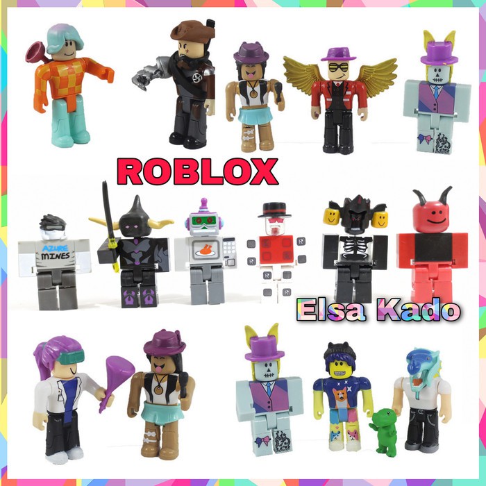 Jual Action Figure Roblox Set Isi 24 Mainan MiniFigure Minecraft Toys ...