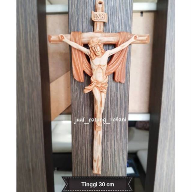 Jual Salib Dinding Selendang Klasik 30 cm Indonesia|Shopee Indonesia