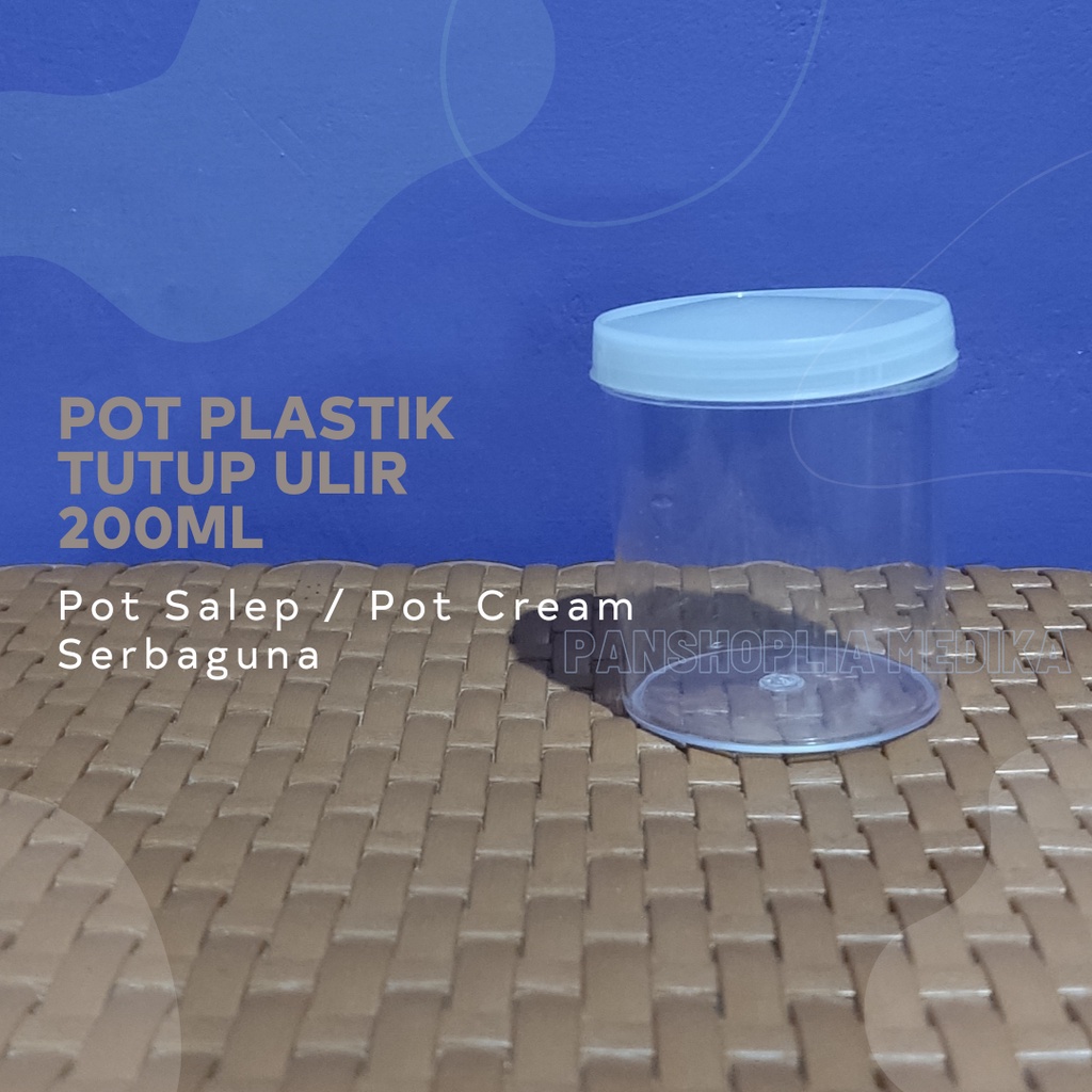 Jual Pot 200cc . Pot 200ml . Pot Plastik 200 ml . Pot Slime Pot Salep ...