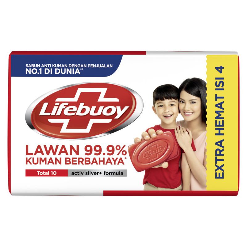 Jual Lifebuoy Sabun Batang Merah 110 gr 75 gr Sabun Mandi Lifebuoy ...