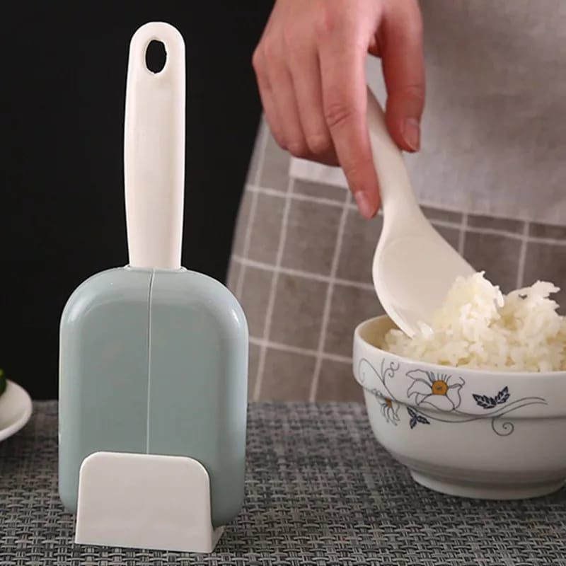 Jual Sendok Nasi / Centong Nasi Penutup Otomatis | Shopee Indonesia