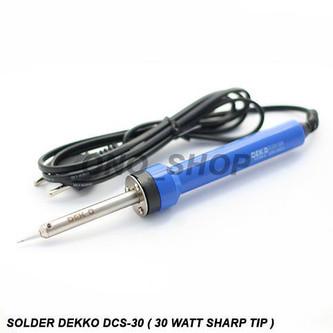 Jual Solder Dekko DCS-30 ( 30 Watt, Ujung Lancip ) | Shopee Indonesia