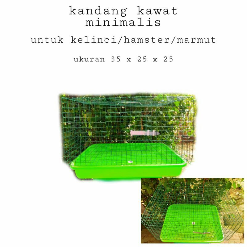 Jual kandang kelinci/kandang marmut/kandang minimalis/kandang kawat ...