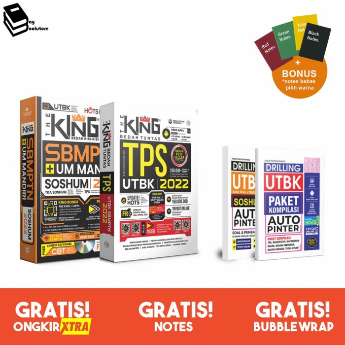 Jual BUKU SBMPTN THE KING SOSHUM 2022 TPS UTBK 2022 PAKET HEMAT ... Jual BUKU SBMPTN THE KING SOSHUM 2022 TPS UTBK 2022 PAKET HEMAT ...