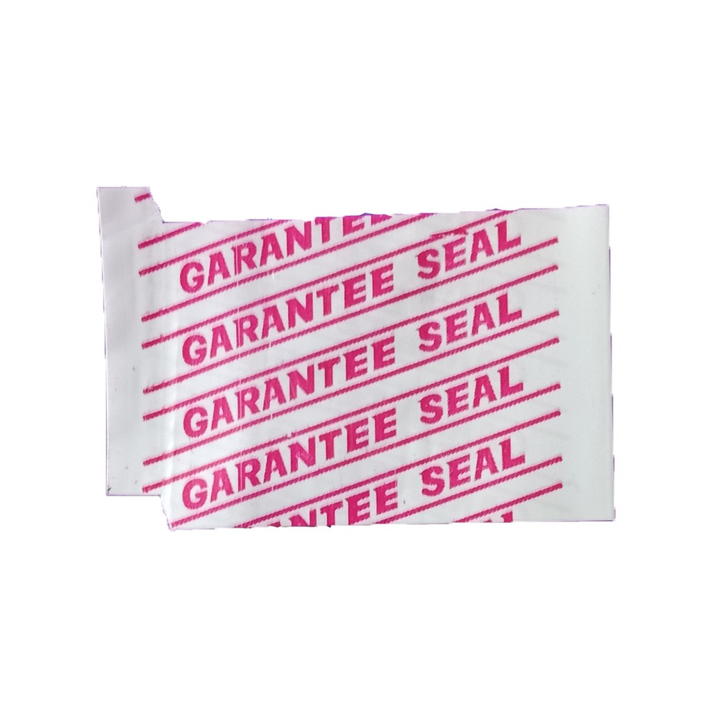 Jual Guarantee Seal 25 Lembar Plastik Segel Untuk Kemasan Botol ...