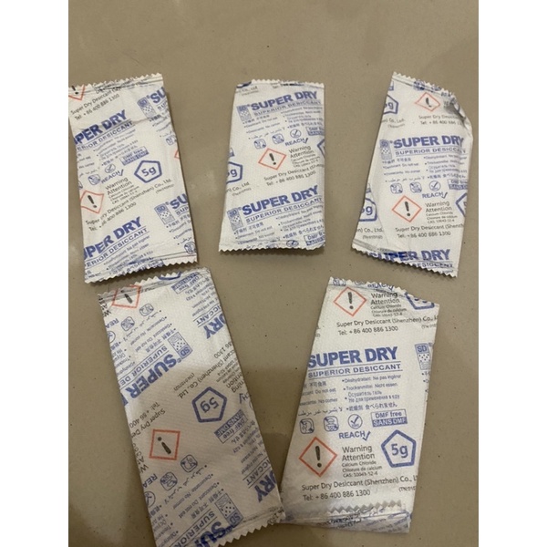 Jual Silica Gel Bubuk superdry desiccant ( 1 pack 8 pcs ) | Shopee Indonesia